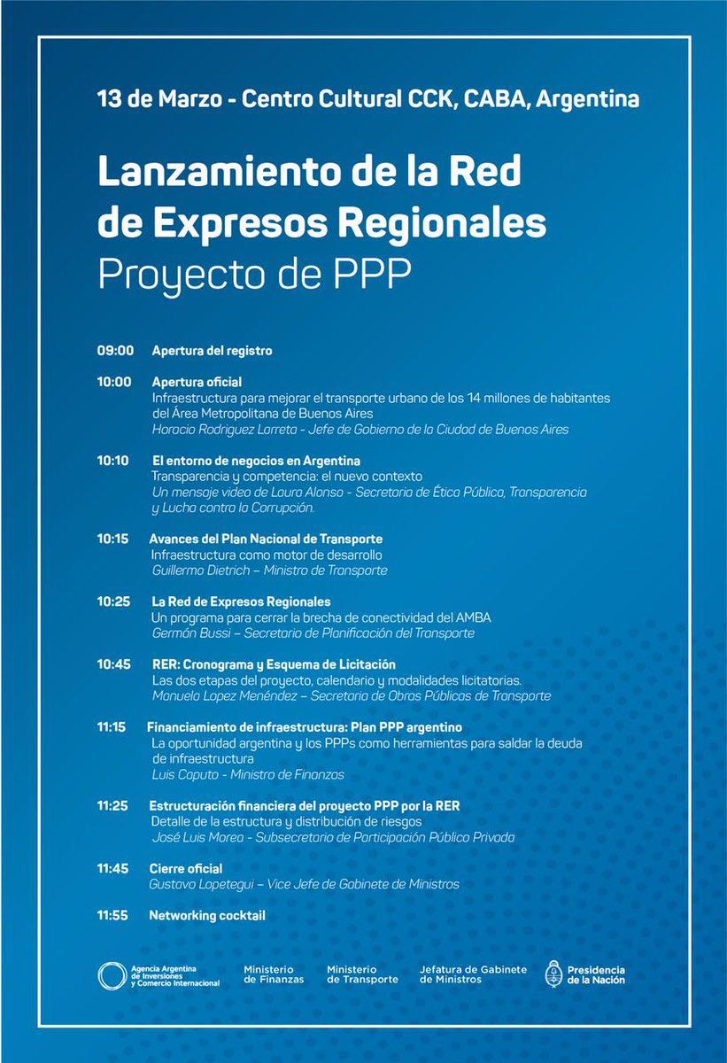 Relanzan la RER con un proyecto público – privado | enelSubte