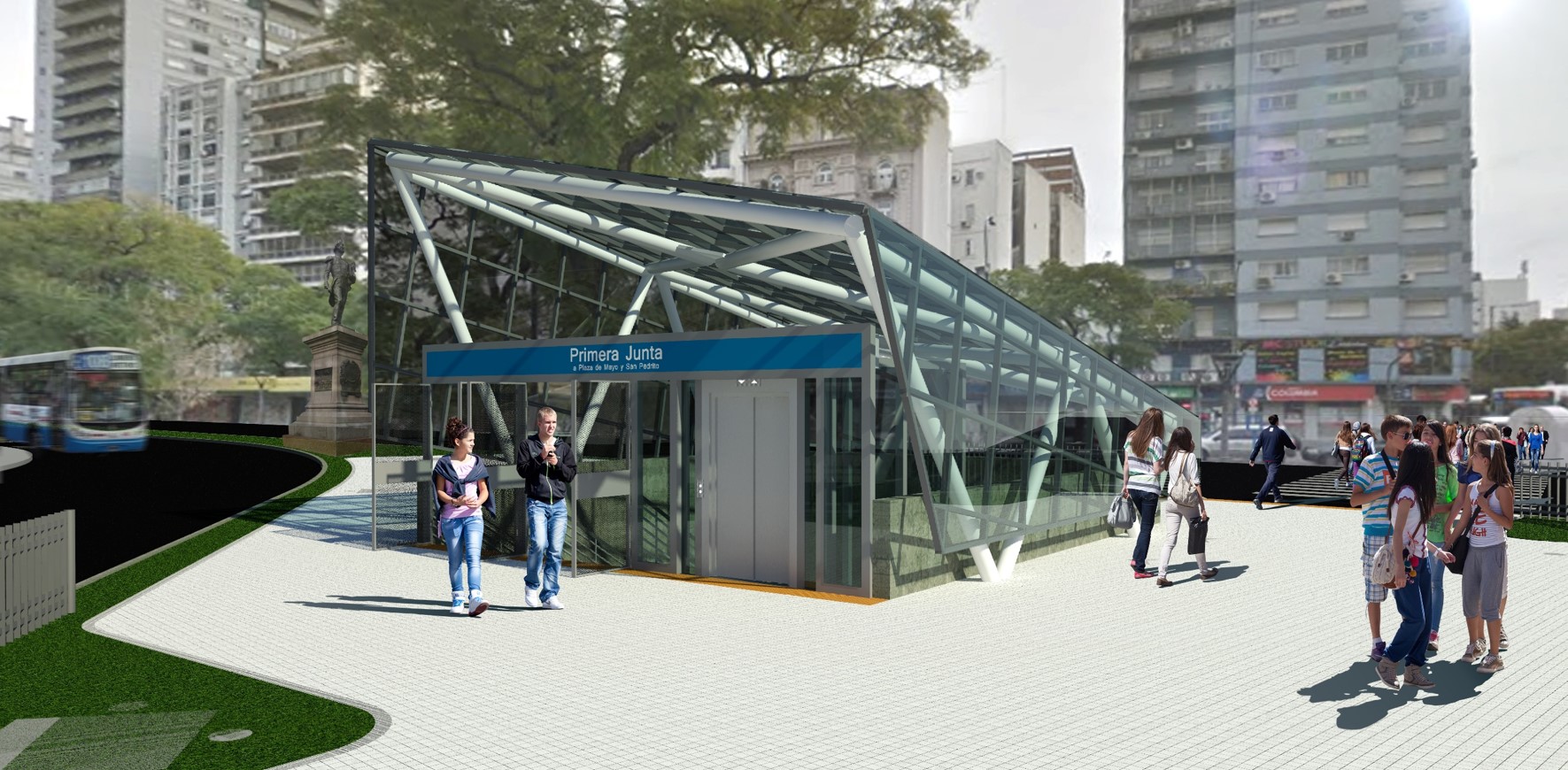 Quieren demoler el histórico acceso de la estación Primera Junta ...