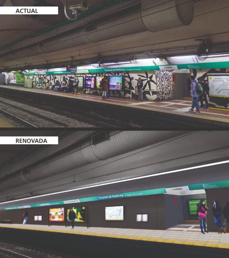 Por obras, cierran las estaciones San Martín, Facultad de Medicina y ...