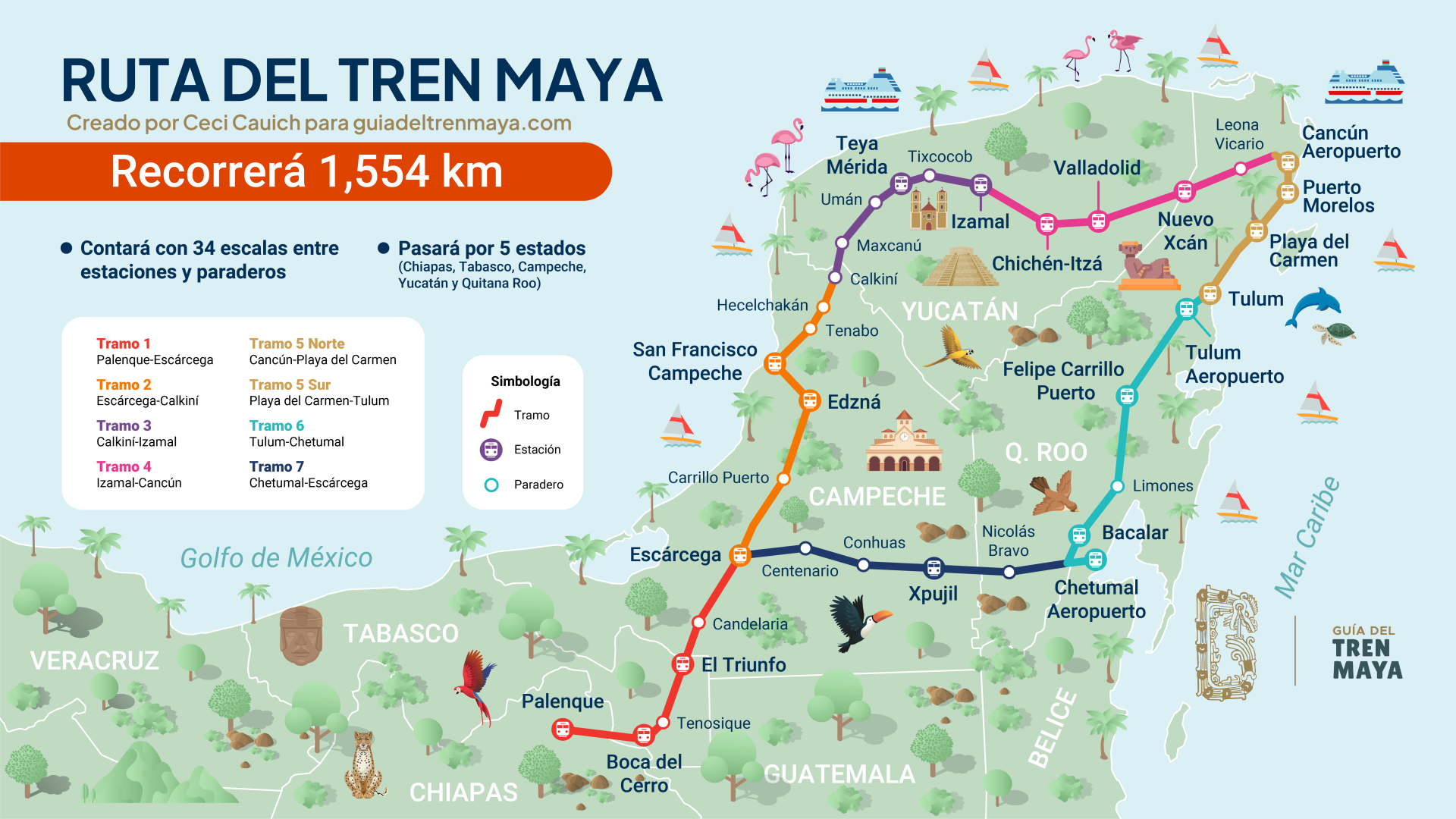 El Tren Maya inaugura su extensión entre Cancún y Playa del Carmen ...