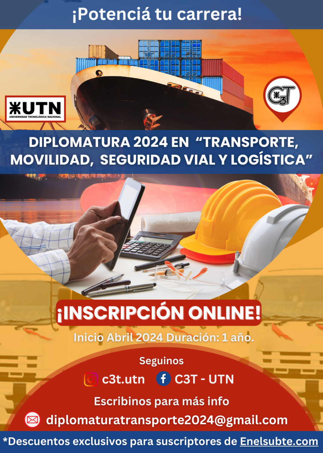 Abrió la inscripción a la Diplomatura en Transporte, Logística y Seguridad Vial de la UTN ...